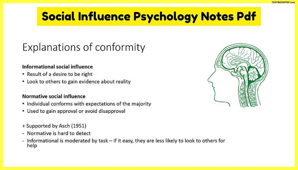 Social Influence Psychology Notes Pdf » SachinAcademy.in