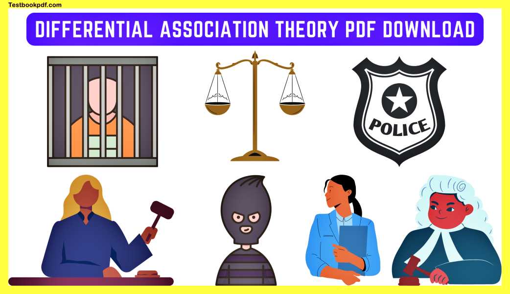 Differential Association Theory Pdf Download (Edwin Sutherland)
