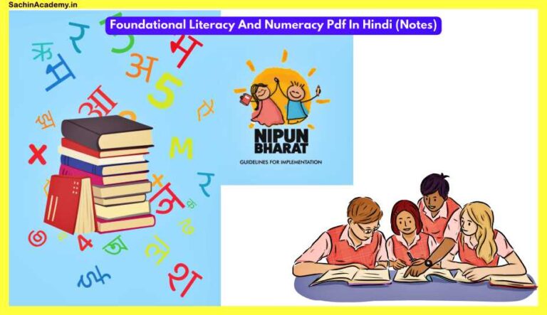 Foundational Literacy And Numeracy Pdf In Hindi (Notes)