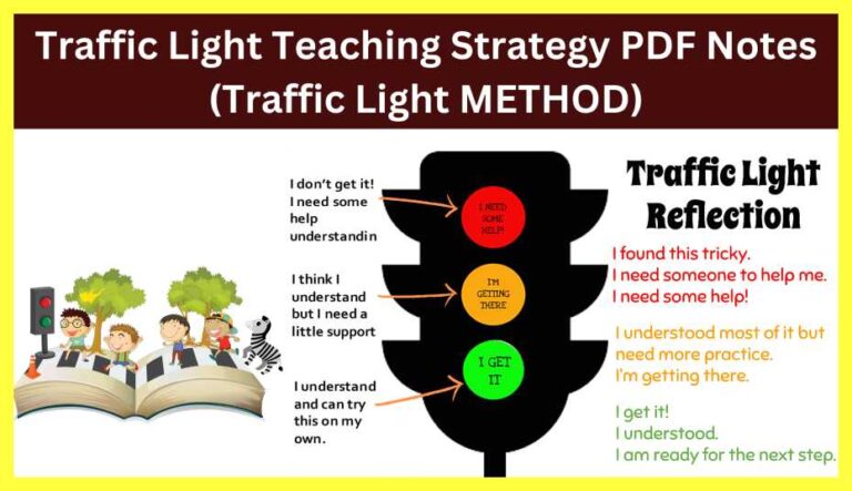Traffic Light Teaching Strategy PDF (Traffic Light METHOD)